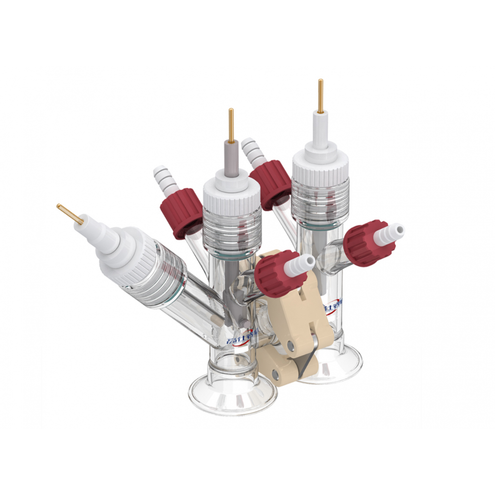 C007-10 replaceable membrane H-type electrolytic cell